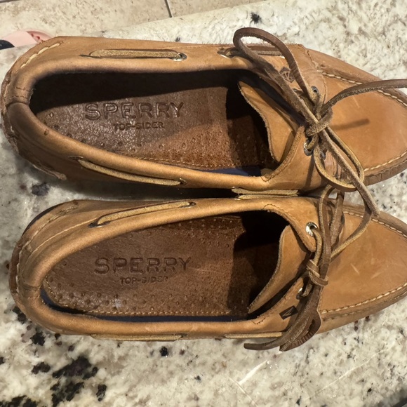 Sperry | Shoes | Sperry Mens Brown Leather Boat Shoes Top Sider Size ...